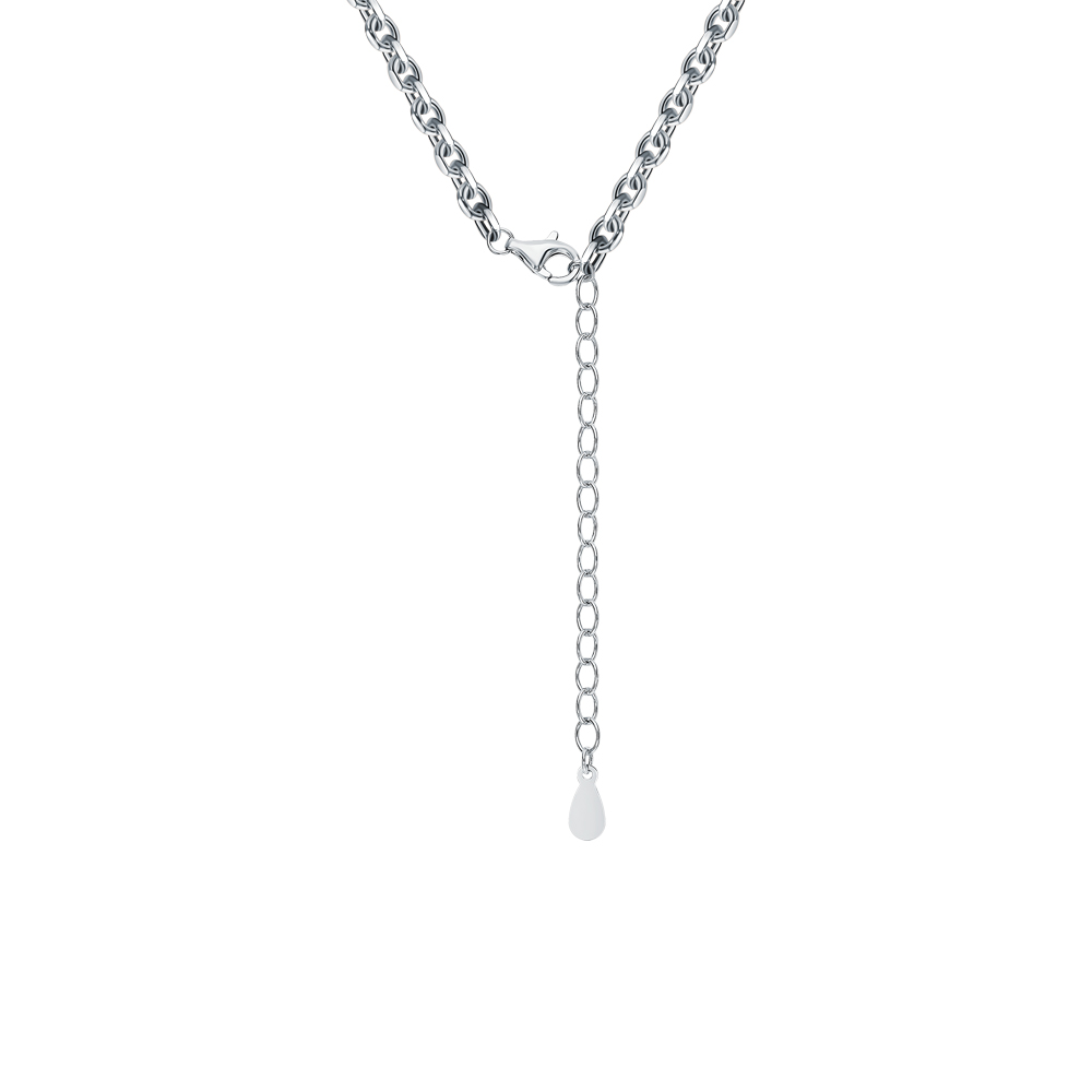 Серебряное шейное украшение с фианитами и керамикой KRUGER STUDIOS ...