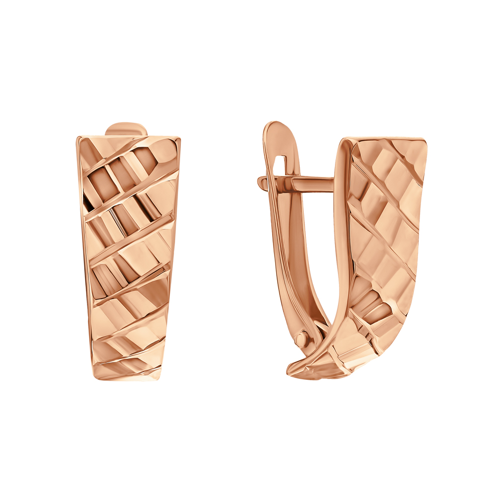 Золотые серьги МОСКОВСКИЙ ЦЕПЕВЯЗАЛЬНЫЙ ЗАВОД 18-01-0000-10379 ...