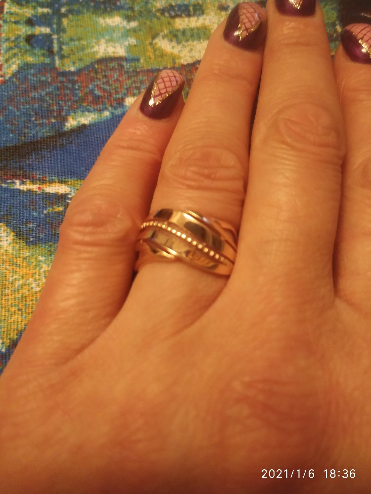 Золотое кольцо SUNLIGHT 70109000*: розовое золото 585 пробы — купить в ...