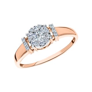 Золотое кольцо с фианитами МОСКОВСКИЙ ЦЕПЕВЯЗАЛЬНЫЙ ЗАВОД 04-51-0809 ...